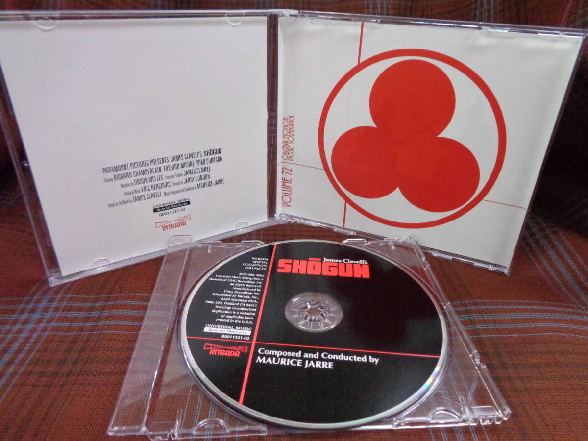 A#2108 サントラ 将軍 James Clavell's SHOGUN モーリス ジャール MAURICE JARRE INTRADA ...