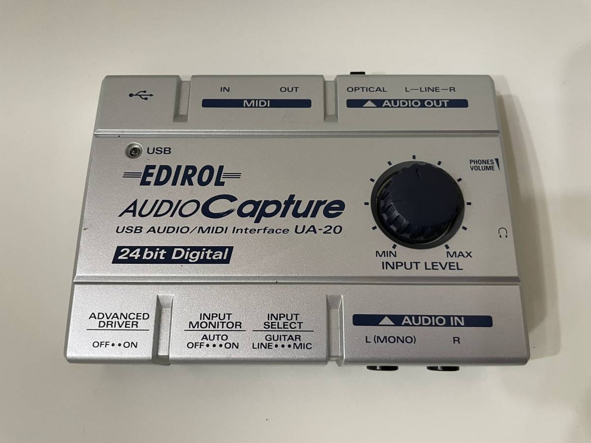 EDIROL AUDIO Capture UA-20 USBオーディオ/MIDIインターフェース Roland(オーディオインターフェース ...