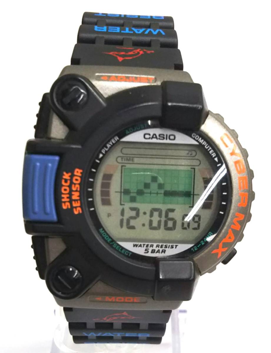 CASIO カシオ JG-300 CYBER MAX 腕時計 クォーツ デジタル ベルト非純正 メンズ(その他)｜売買されたオークション情報 ...