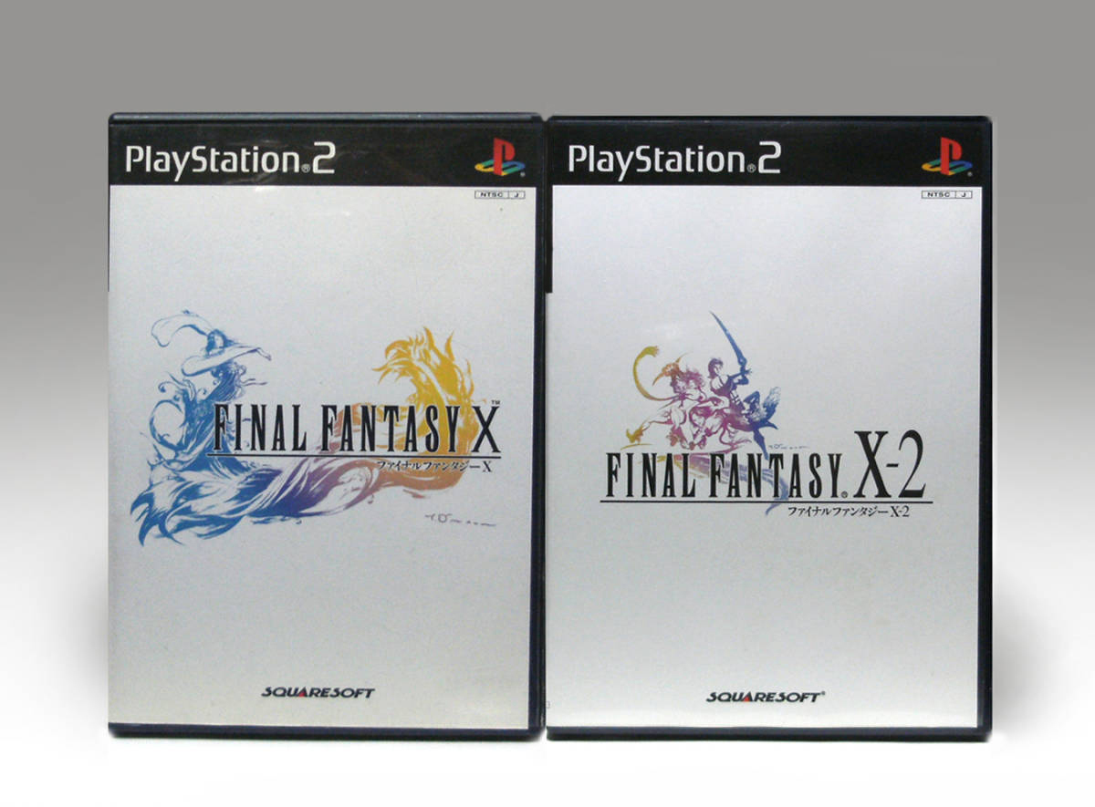 PS2 2本セット ファイナルファンタジー X / X-2 SLPS-25050 / 25250 み Fainal Fantasy X / X ...