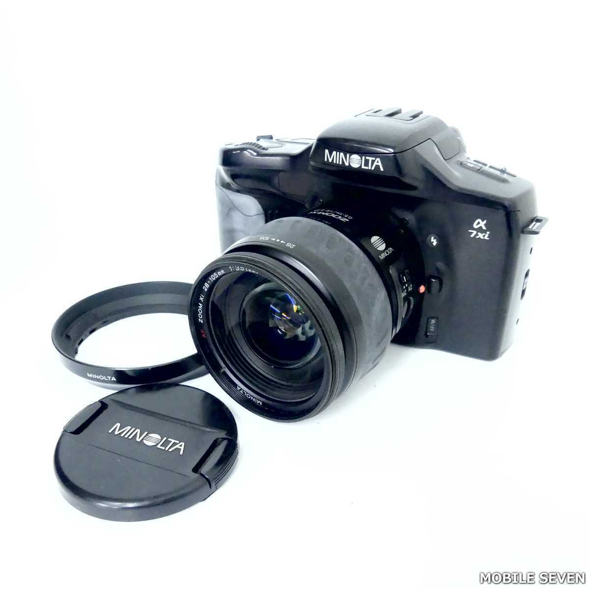 MINOLTA ミノルタ a 7xi + レンズ AF ZOOM Xi 28-105mm F3.5-4.5 動作未確認 /2110C(ミノルタ ...