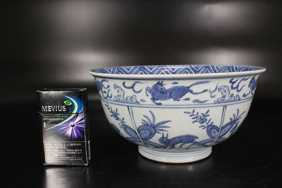 金閣 中国美術 青華 鹿馬紋鉢 φ22cm 萬暦年製 旧家蔵出 HA269(明)｜売買されたオークション情報、yahooの商品情報をアーカイブ ...