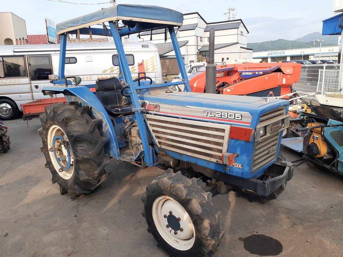 岩手発 イセキ トラクター TL2905 ディーゼル 4WD パワステ 安全フレーム 屋根 現状渡し 売切(建設機械、重機)｜売買された ...