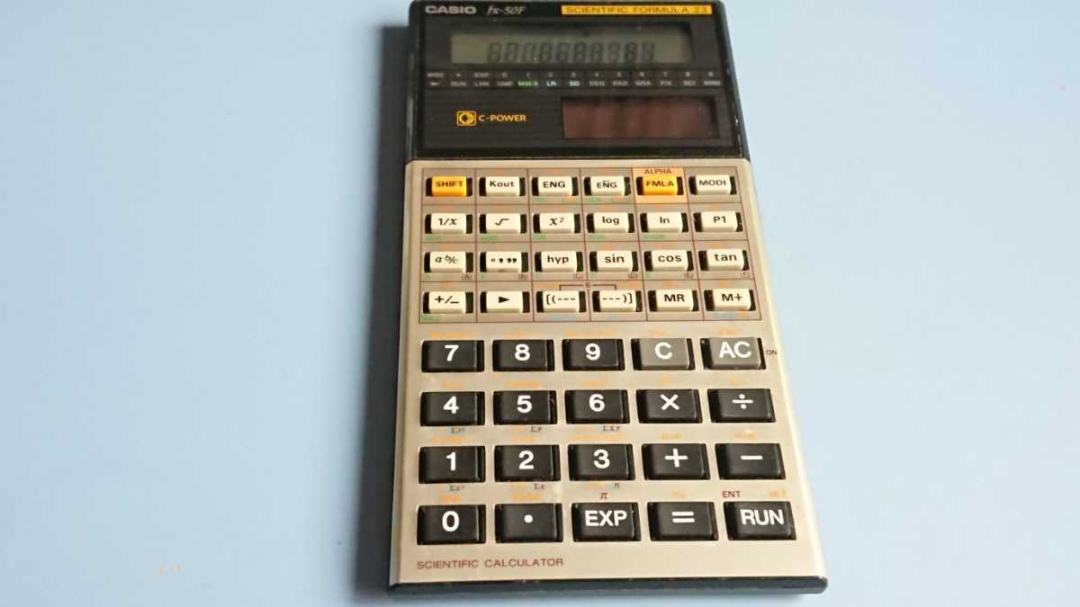 CASIO カシオ 電卓 fx-50F 送料無料 電卓