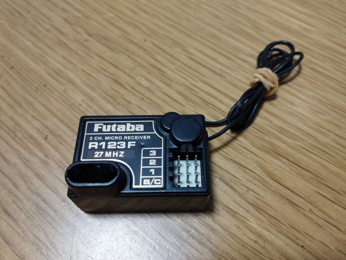 Futaba フタバ 受信機 r123f fm 27メガ 3ch 3チャンネル ラジコン 超小型 タミヤ tamiya ドリフト ドリラジ ...