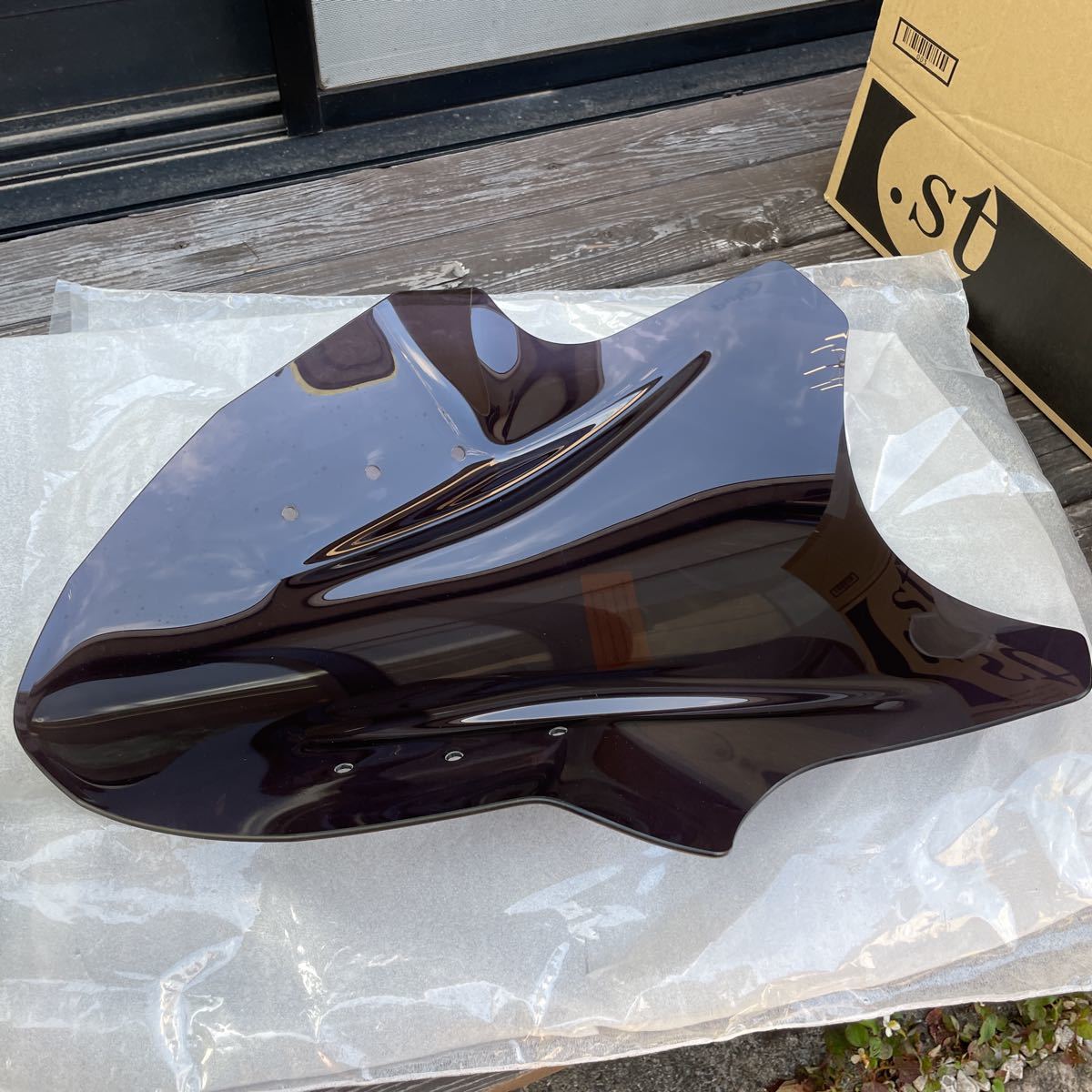 Ninja1000 Z1000SX ‘11-‘15年 プーチ Puig スクリーン ウィンドシールド 刻印 KBA 38182(フロント ...