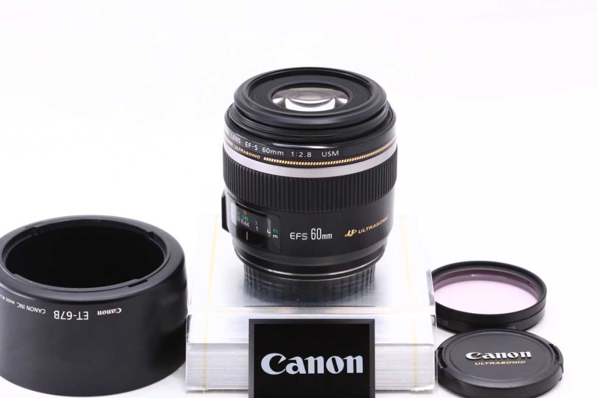 良品 キヤノン CANON EF-S 60mm F2.8 MACRO USM #6054(キヤノン)｜売買されたオークション情報、yahooの ...