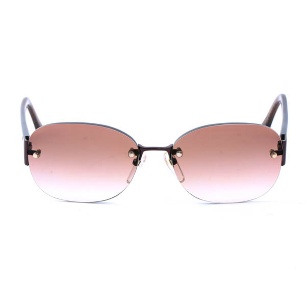 Calvin Klein カルバンクライン サングラス リムレス ck1190SA 193 アイウェア ブラウン グラデーションレンズ ...