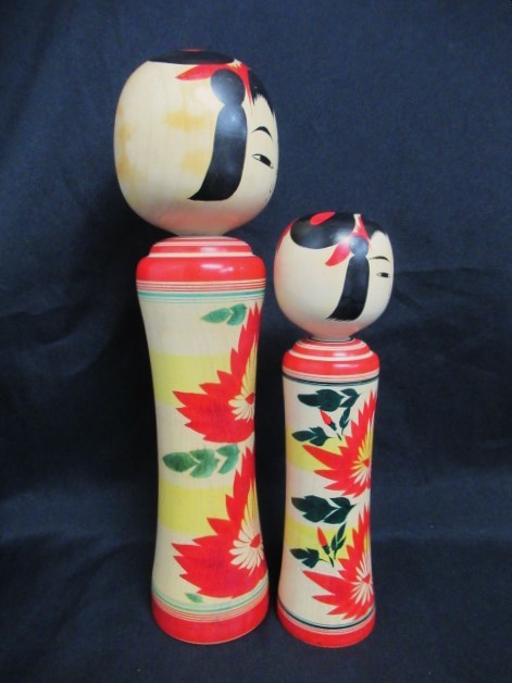 X591 伝統こけし 鳴子系 2体セット 高橋敏文 たかはしとしふみ /高橋義一 たかはしよしかず 高さ約18 25㎝ 民芸 伝統工芸 郷土玩具(こけし)｜売買されたオークション情報 ...
