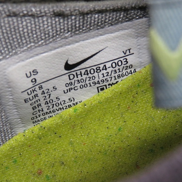 NIKE/ナイキ AIR VAPORMAX 2021 FK/エアヴェイパー マックス フライニット DH4084-003/27 /080(27 ...