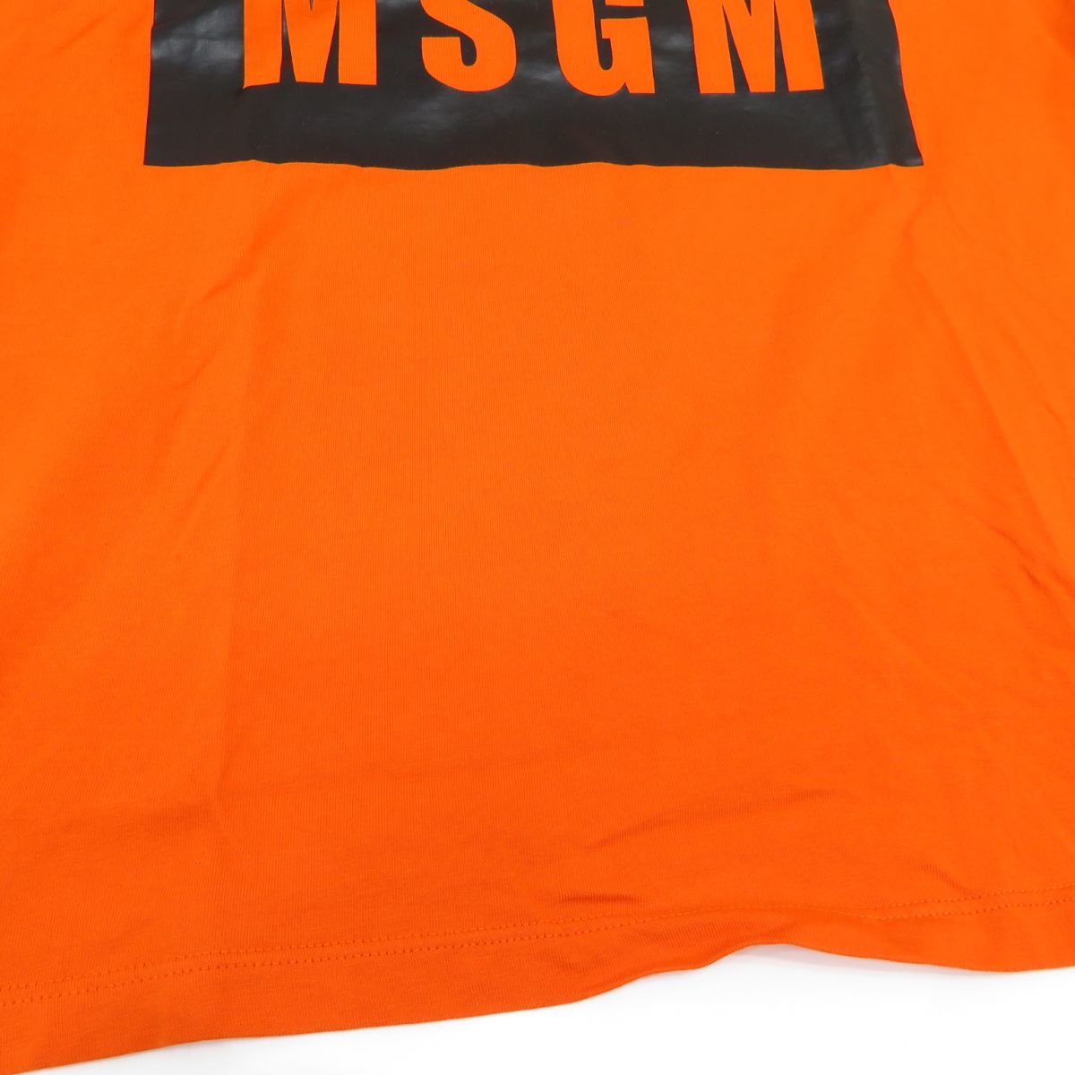 131s MSGM エムエスジーエム ロゴ プリント Tシャツ トップス 半袖 2442MDM195 Mサイズ オレンジ(文字、ロゴ)｜売買されたオークション情報、yahooの商品情報を ...