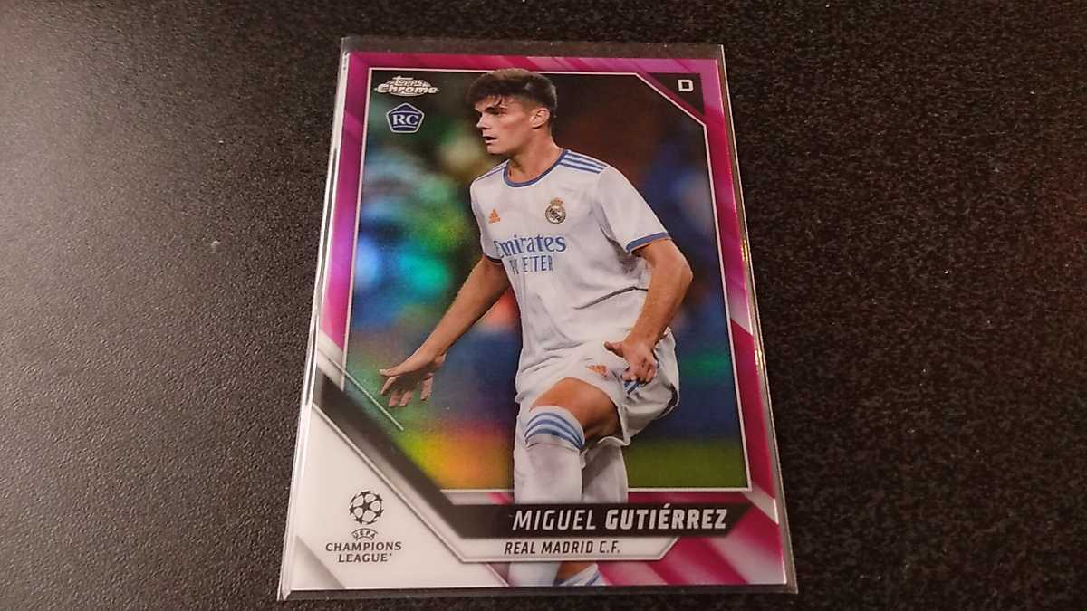 RC Topps21-22 Chrome UEFA CL M.Gutierrez Real Madrid /175 175枚限定(その他 ...