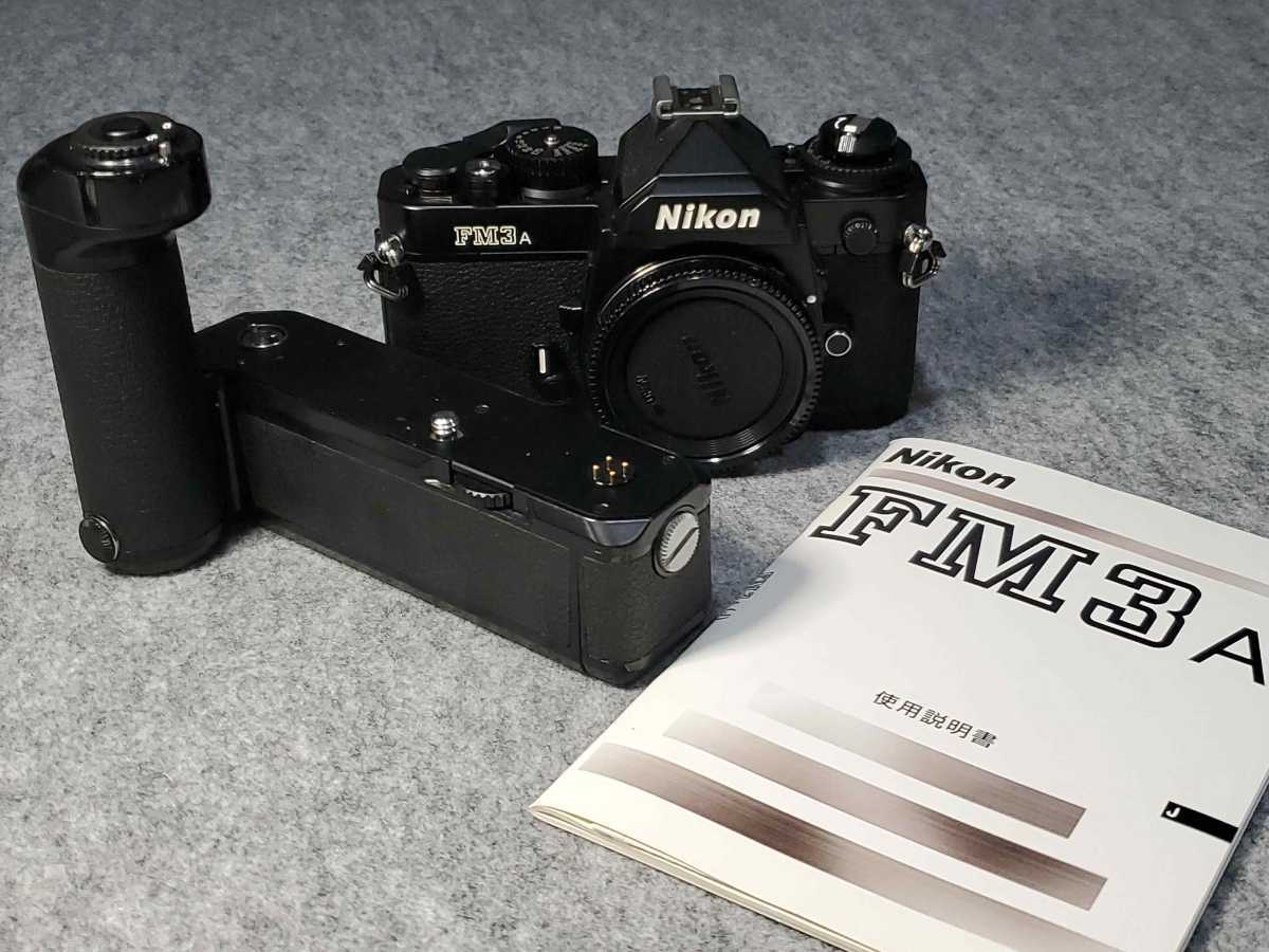 ニコン FM3-A 完動品 モータードライブ付 フィルム一眼レフカメラ NIKON FM3-A + mot(ニコン)｜売買されたオークション ...
