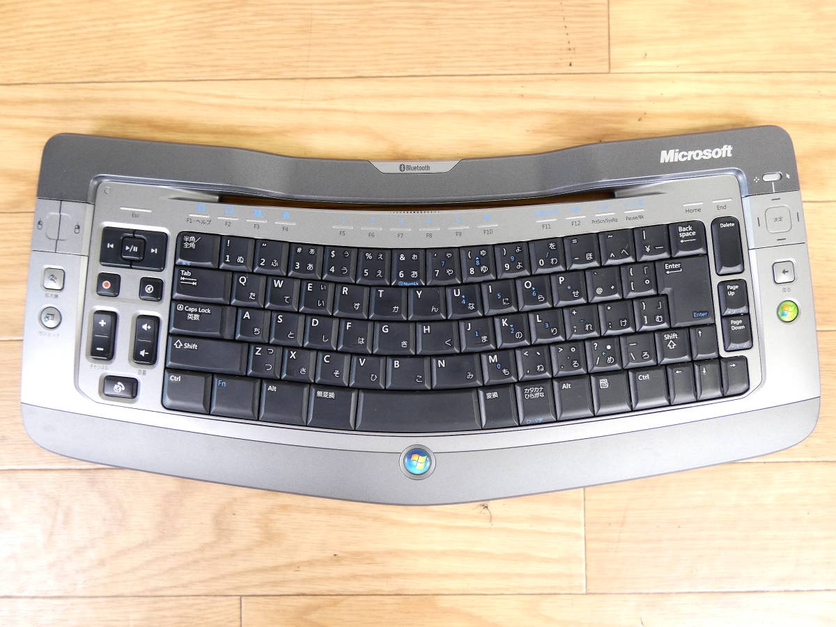 Microsoft マイクロソフト Wireless Entertainment Keyboard 7000 ワイヤレスキーボード ...
