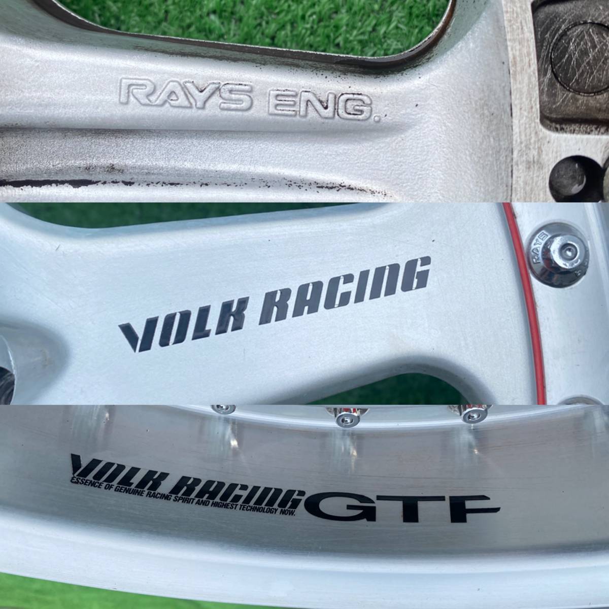 RAYS VOLK RACING VR-GTP 17インチ 5穴 PCD114.3 9J オフセット23 ホイール2本 レイズ ボルクレー ...