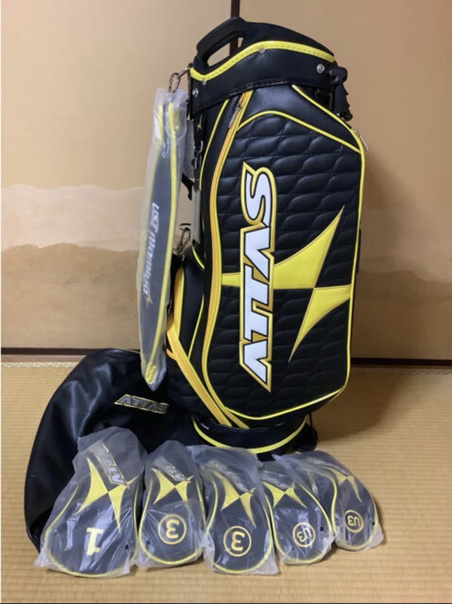 品 ATTAS DAAAS キャディバッグ スタンド SB9.5 2020 USTマミヤ ブラック×イエロー ヘッドカバー5点付き 限定50本 アッタス(その他)｜売買されたオークション情報 ...