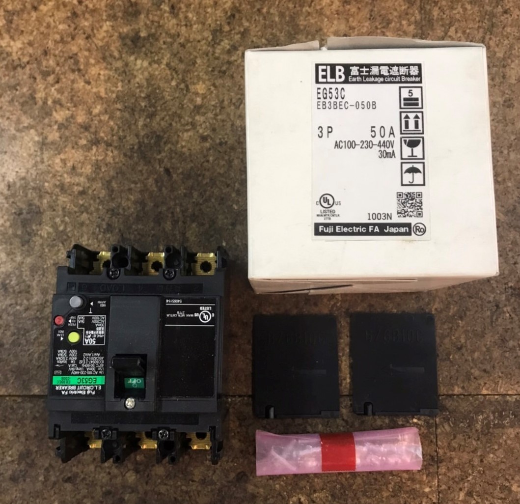 1 富士電機 EG53C 3P 50A 30mA 極数:3P 定格:50A 感度電流:30mA(漏電ブレーカー)｜売買されたオークション情報 ...