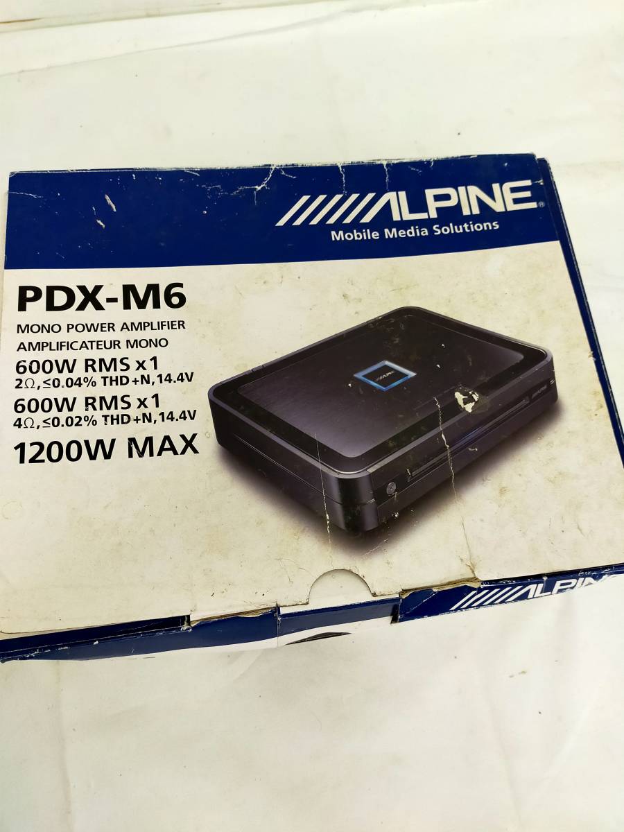 1円 ALPINE/アルパイン/モノラルパワーアンプ/PDX-M6/(アンプ)｜売買されたオークション情報、yahooの商品情報をアーカイブ ...
