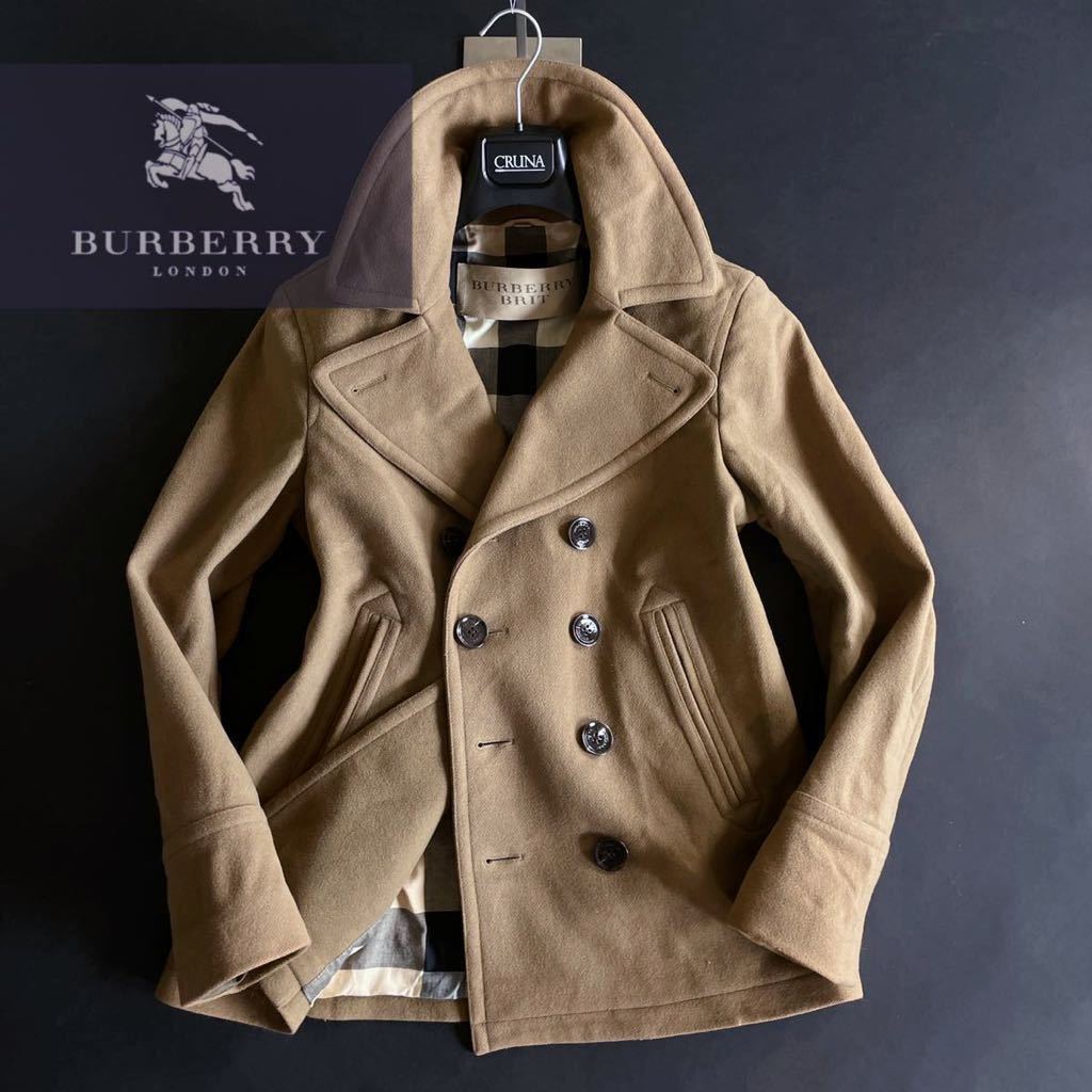 定価14万 バーバリー BRIT collection 最高峰の一着 BURBERRY Pコート 極上シルクカシミヤ使用 メンズ ザイズ180/96A(Lサイズ)｜売買されたオークション情報 ...