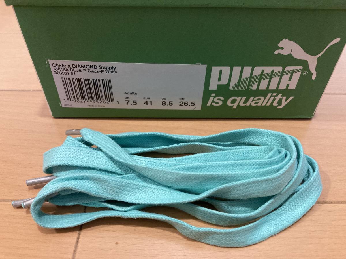US8.5 PUMA Clyde×DIAMOND Supply プーマ クライド ダイアモンドサプライ ティファニー suede ...