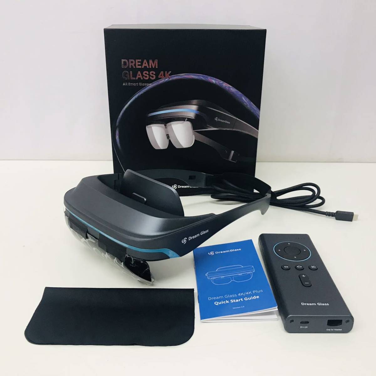 DREAM GLASS 4K AR smart glasses ヘッドマウント ディスプレイ 27690(映像機器)｜売買されたオークション ...