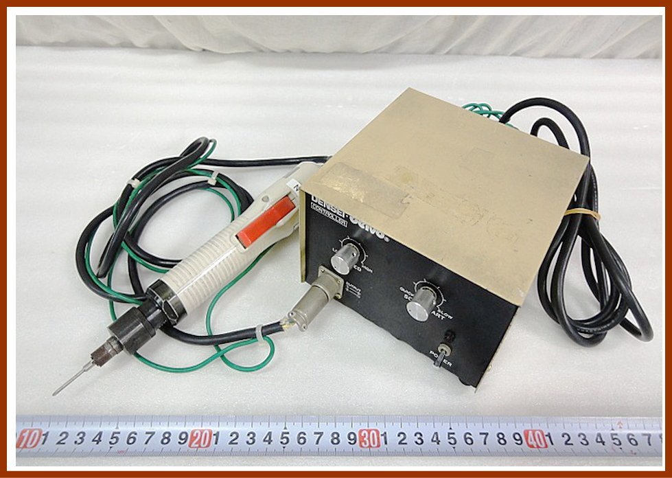 Kんふ7397 日本電気精器 DENSEI Delvo CONTROLLER 電動ドライバー＋コントローラ セット 動作済み 電動工具(本体 ...