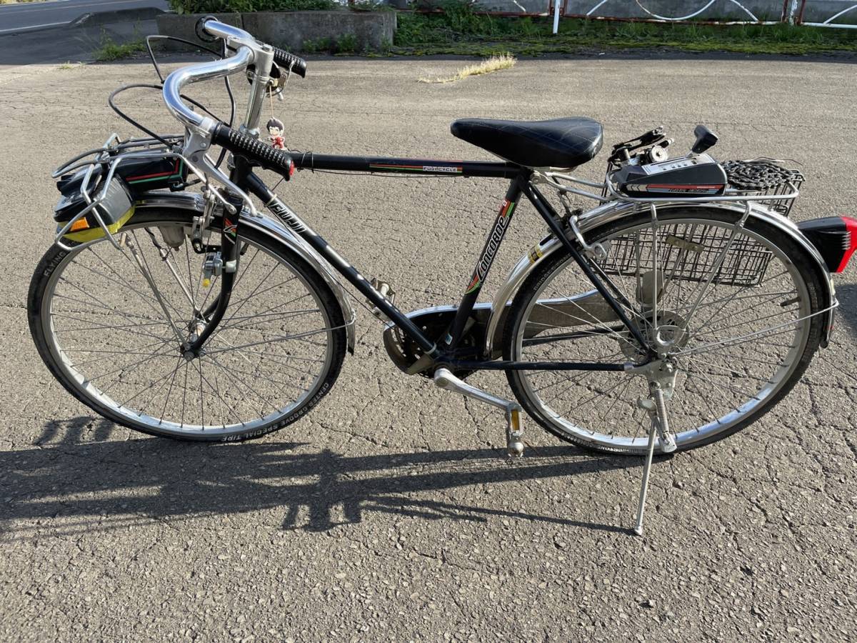 FUJI CYCLE CONCORDE フジ コンコルド ジュニアスポーツ 自転車 昭和レトロ 26インチ 当時物 長期保管品 現状品(26 ...
