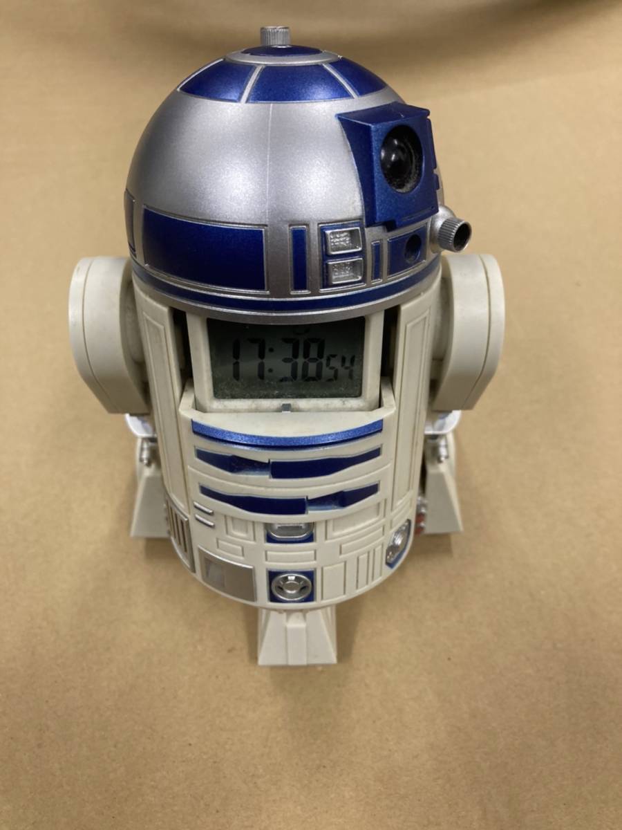 1円 スターウォーズ R2-D2 アクションアラームクロック 8ZDA21 BZ03 ACTION ALARM CLOCK リズム時計工業 ...
