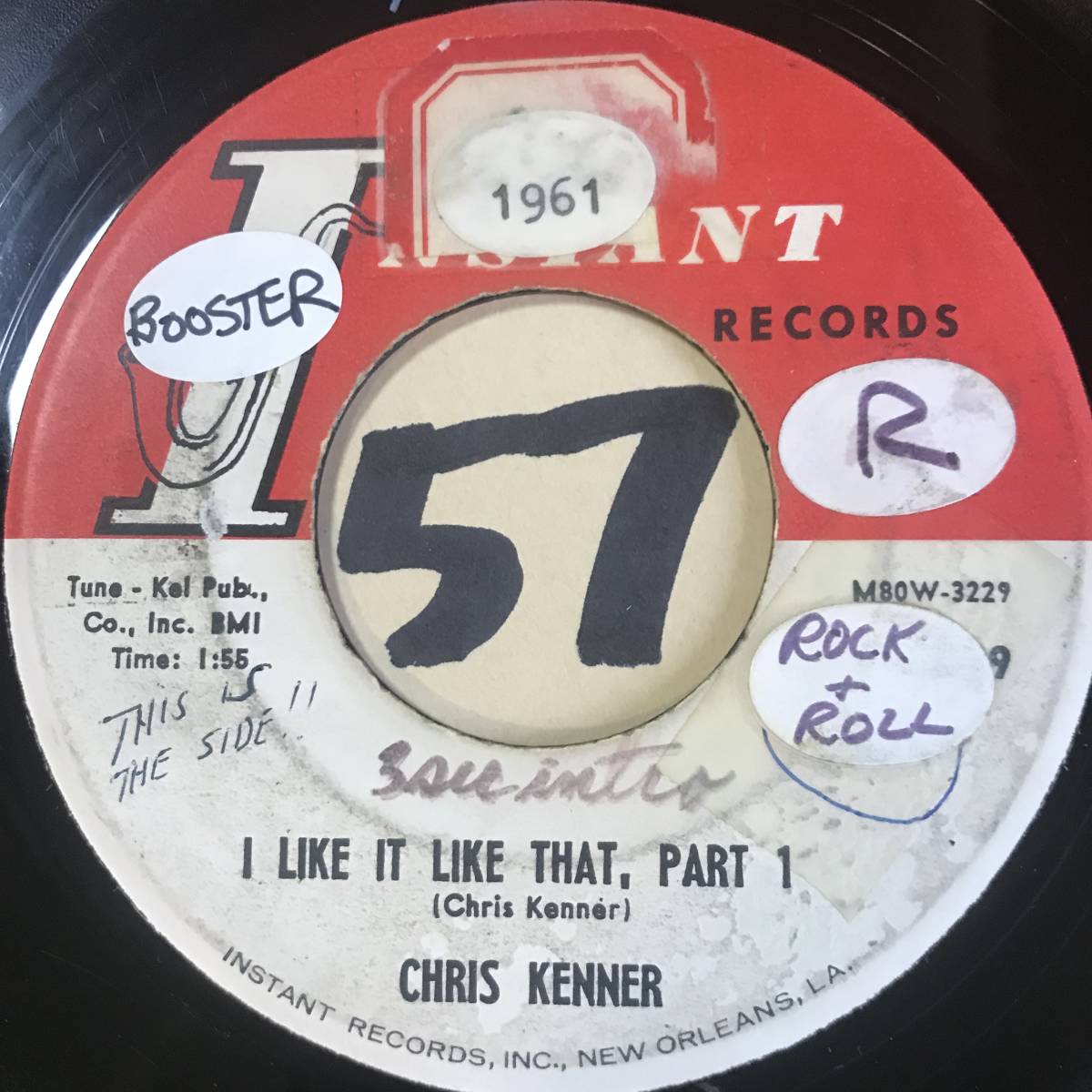 試聴 61年全米2位/Allen Toussaint作 演奏 CHRIS KENNER I LIKE IT LIKE THAT PT1 PT2 ...