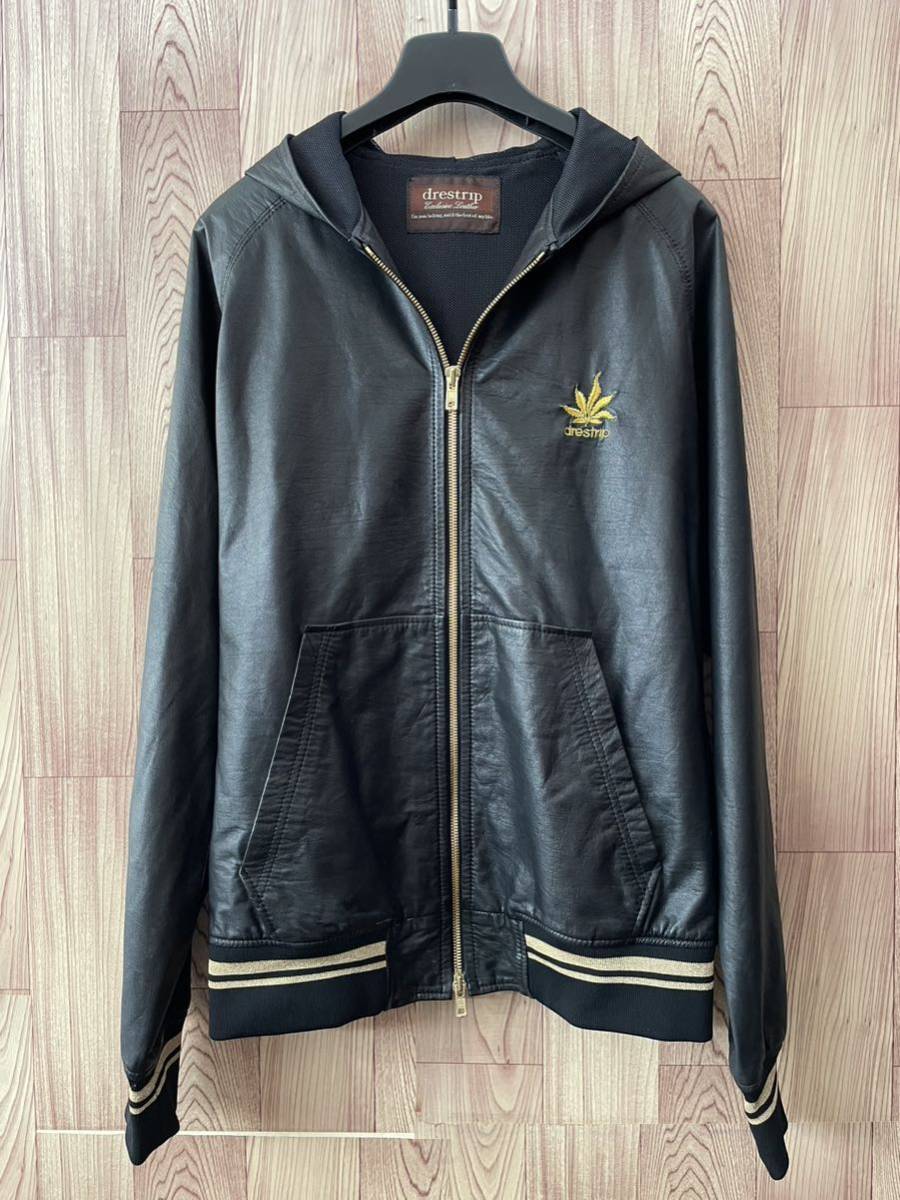 Drestrip ドレストリップ レザーパーカー ライダースジャケット 1(Sサイズ)｜売買されたオークション情報、yahooの商品情報をアーカイブ公開 - オークファン（aucfan.com）