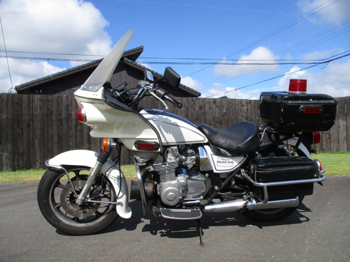 カワサキ KZ1000P Z1000P ポリス 実動 仕上げベース車 予備車検付 検 Z1000A Z1000LTD Z900(751cc以上 ...