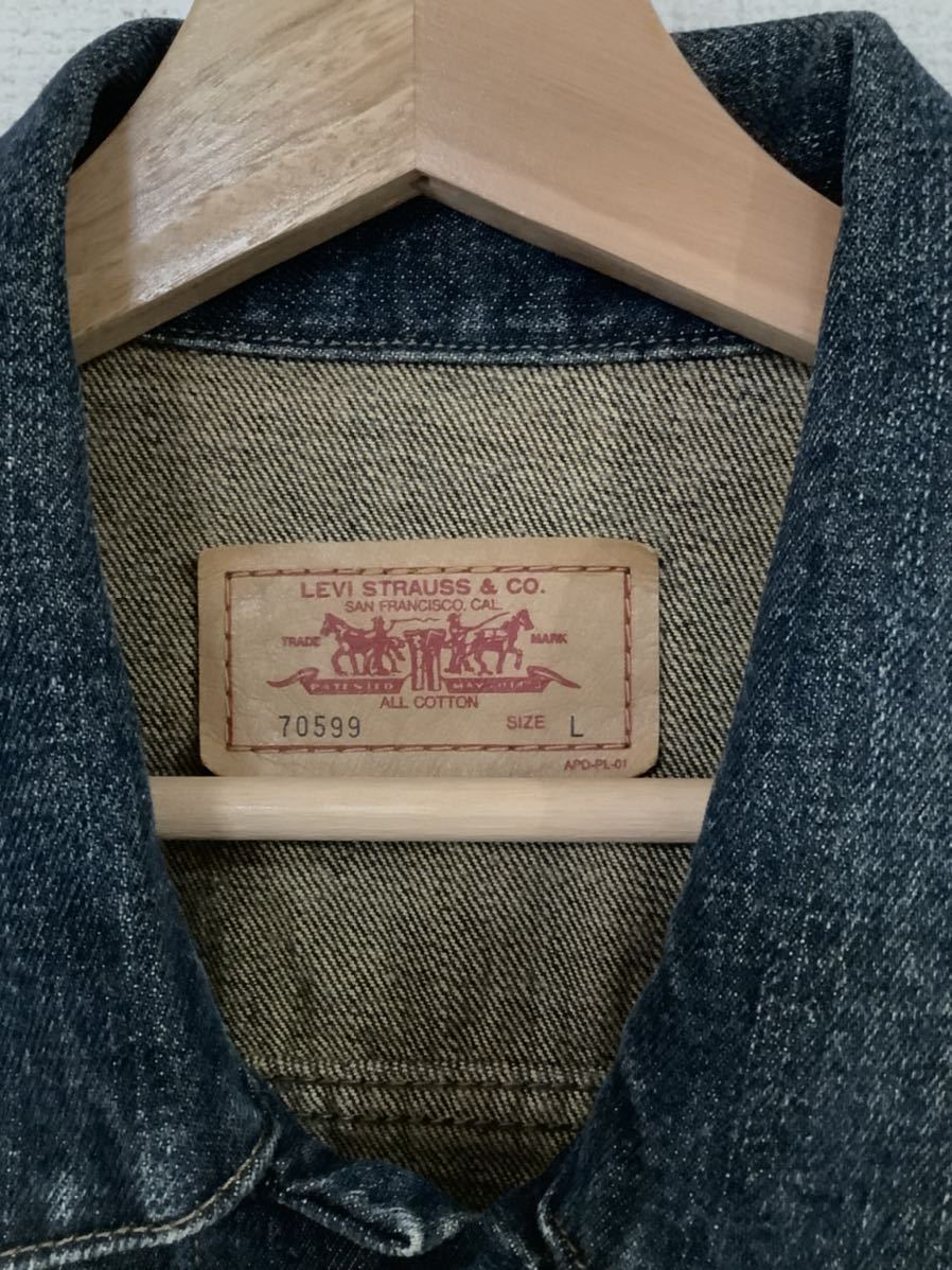 levi's リーバイス 70599 00a デニムジャケット トラッカージャケット Gジャン アメカジ メンズ L(ジージャン)｜売買された ...