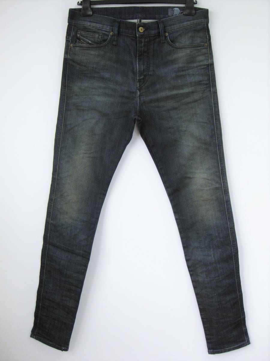 直輸入 DIESEL JoggJeans W33インチ D-REEFT-T 極細スリムスキニー ストレッチ 00ST25 0870Y ...