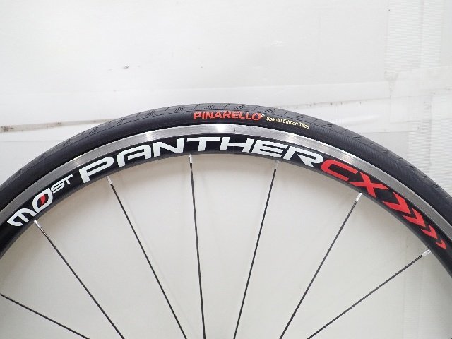 PINARELLO MOST PANTHER CX 700C クリンチャーホイール ピナレロ DURA-ACE CS-7900 ペア ケース ...