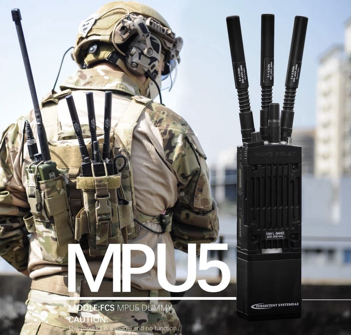 FCS MPU5 DUAL タイプ PTT ダミーラジオ特小無線セット レプリカ Crye Precision Ferro Concept ...