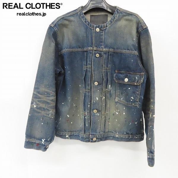 CALEE/キャリー 1ST ノーカラー デニムジャケット CL-20SS031/L /060(Lサイズ)｜売買されたオークション情報、yahooの商品情報をアーカイブ公開 - オークファン ...