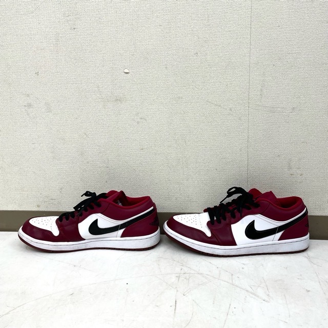 NIKE ナイキ AIR JORDAN 1 エアジョーダン LOW NOBLE RED 553558-604 ノーブルレッド 28.5cm ...