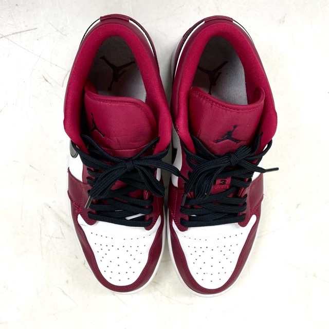 NIKE ナイキ AIR JORDAN 1 エアジョーダン LOW NOBLE RED 553558-604 ノーブルレッド 28.5cm ...