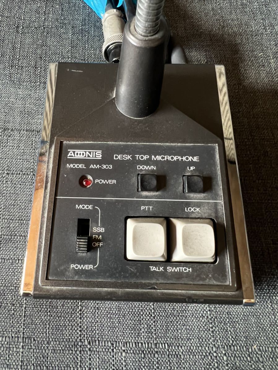 ADONIS アドニス スタンドマイク DESK TOP MICROPHONE AM-303 卓上マイク(アマチュア無線)｜売買された ...