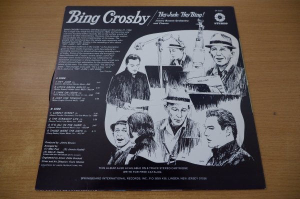 T7-161＜LP/US盤/美盤＞ビング クロスビー Bing Crosby / Hey Jude / Hey Bing(ボーカル)｜売買され ...