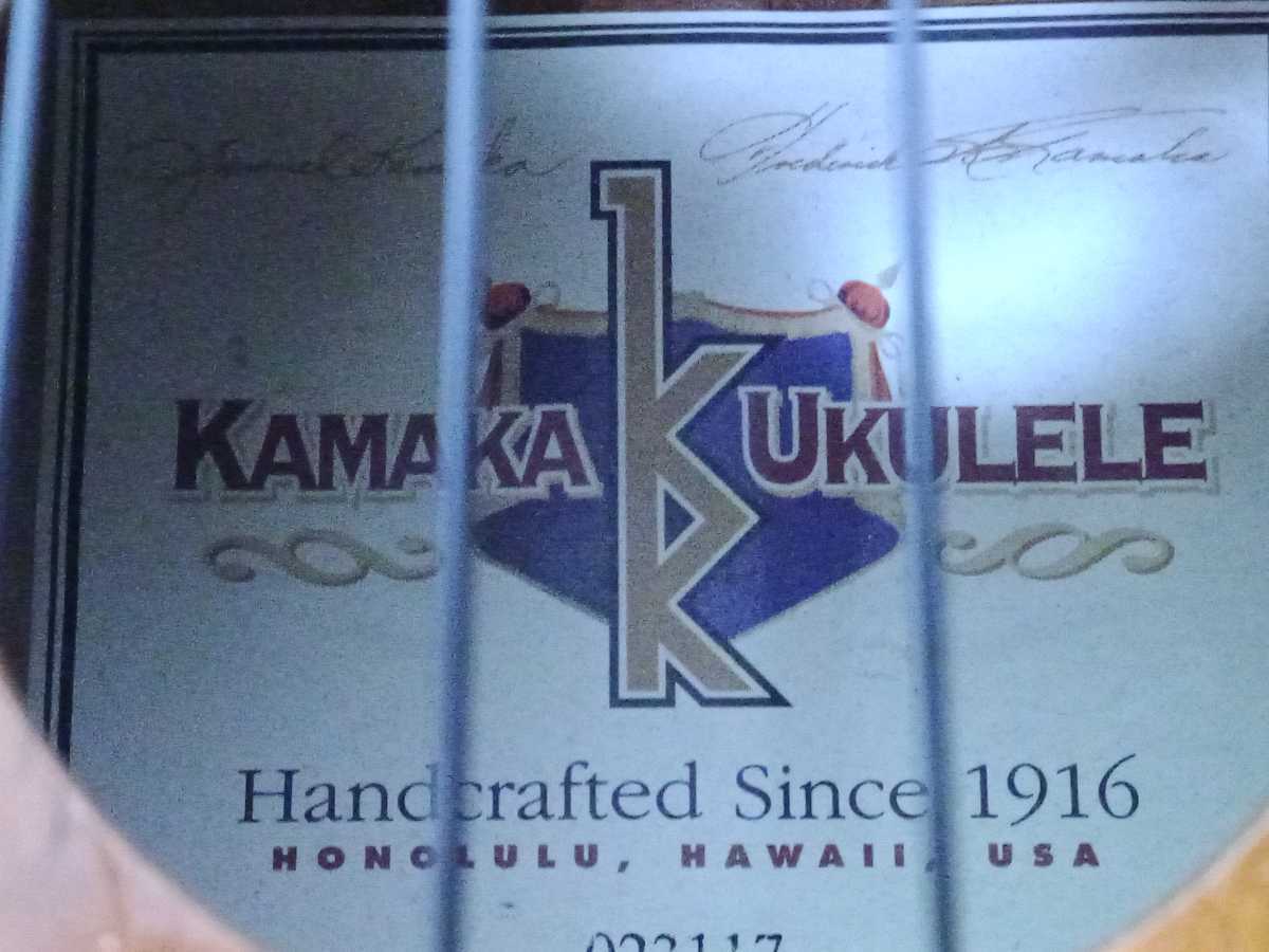 ソプラノウクレレ KAMAKA UKULELE Handcrafted Since 1916 カマカ ウクレレ ハワイ ソフトケース付き(本体 ...