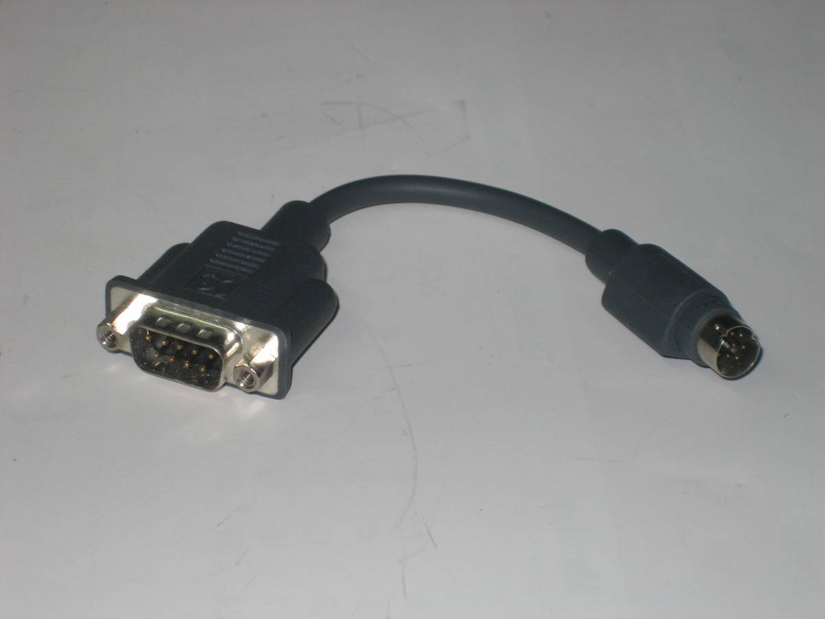 送料 140円： RS232C シリアル変換ケーブル8ピン miniDIN 丸型オス －D-Sub9ピン オス(ケーブル、コネクタ)｜売買されたオークション情報、yahooの商品情報を ...