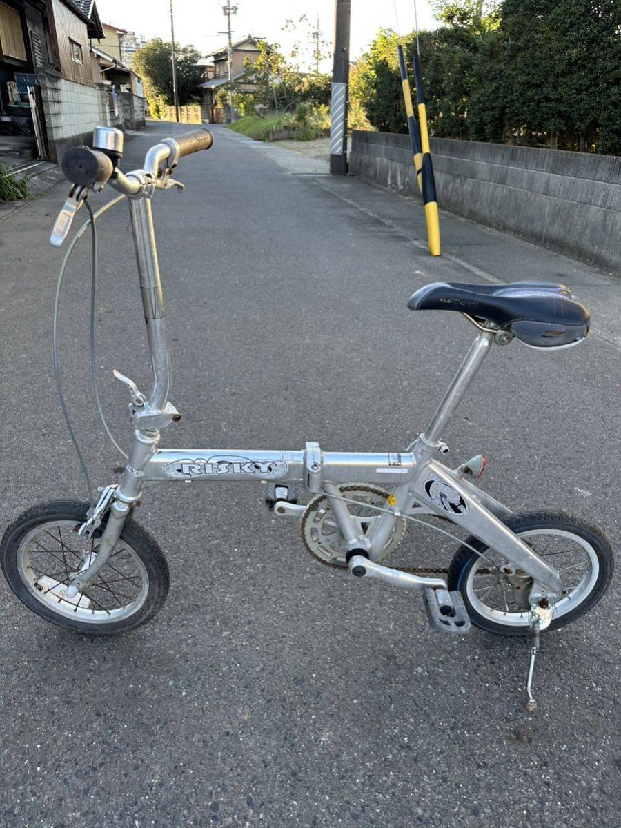 Risky ROAD CRUISING BIKE 折りたたみ自転車 サドル汚れあり アルミフレーム 14インチ(寸胴鍋)｜売買された ...