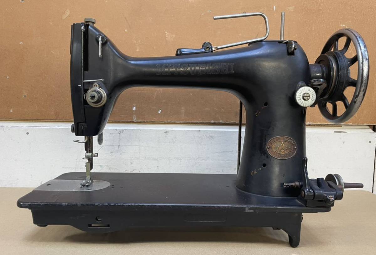 た-10-96 入手困難 MITSUBISHI SEWING MACHINE TA1 ミツビシ ミシン 1960〜70年代製 レトロミシン ...