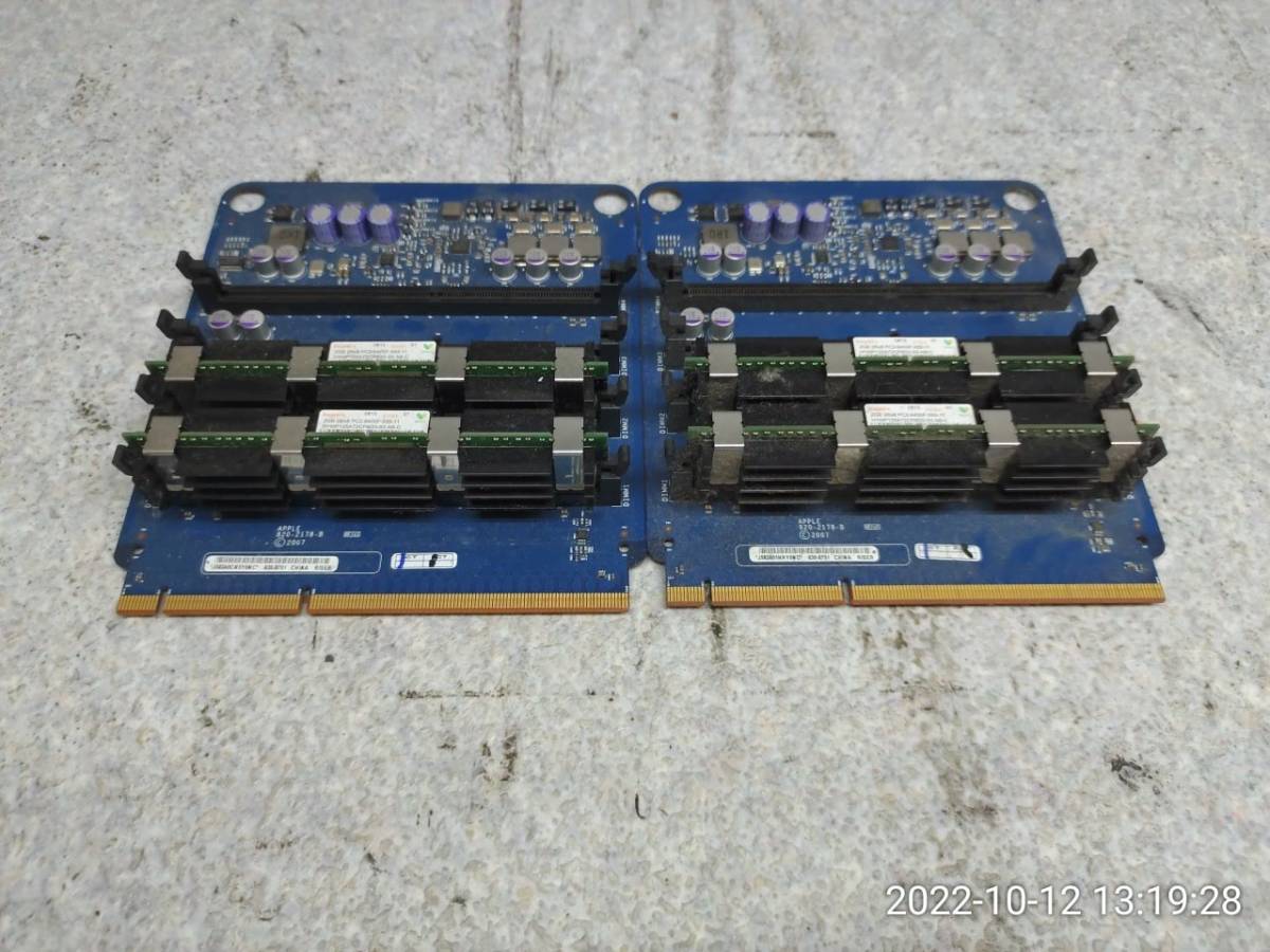 T099M10 APPLE 820-2178-B MACPRO用 PC2-6400F 2GB 4枚 ライザーカードつき(Mac用)｜売買された ...