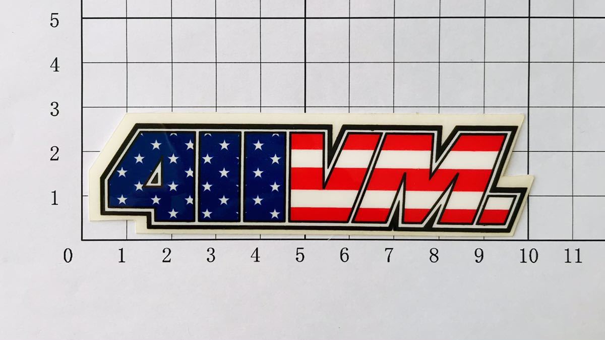 411VM.America Natinal Flag Design Rareステッカー411VM.アメリカ国旗 レア ステッカー ...