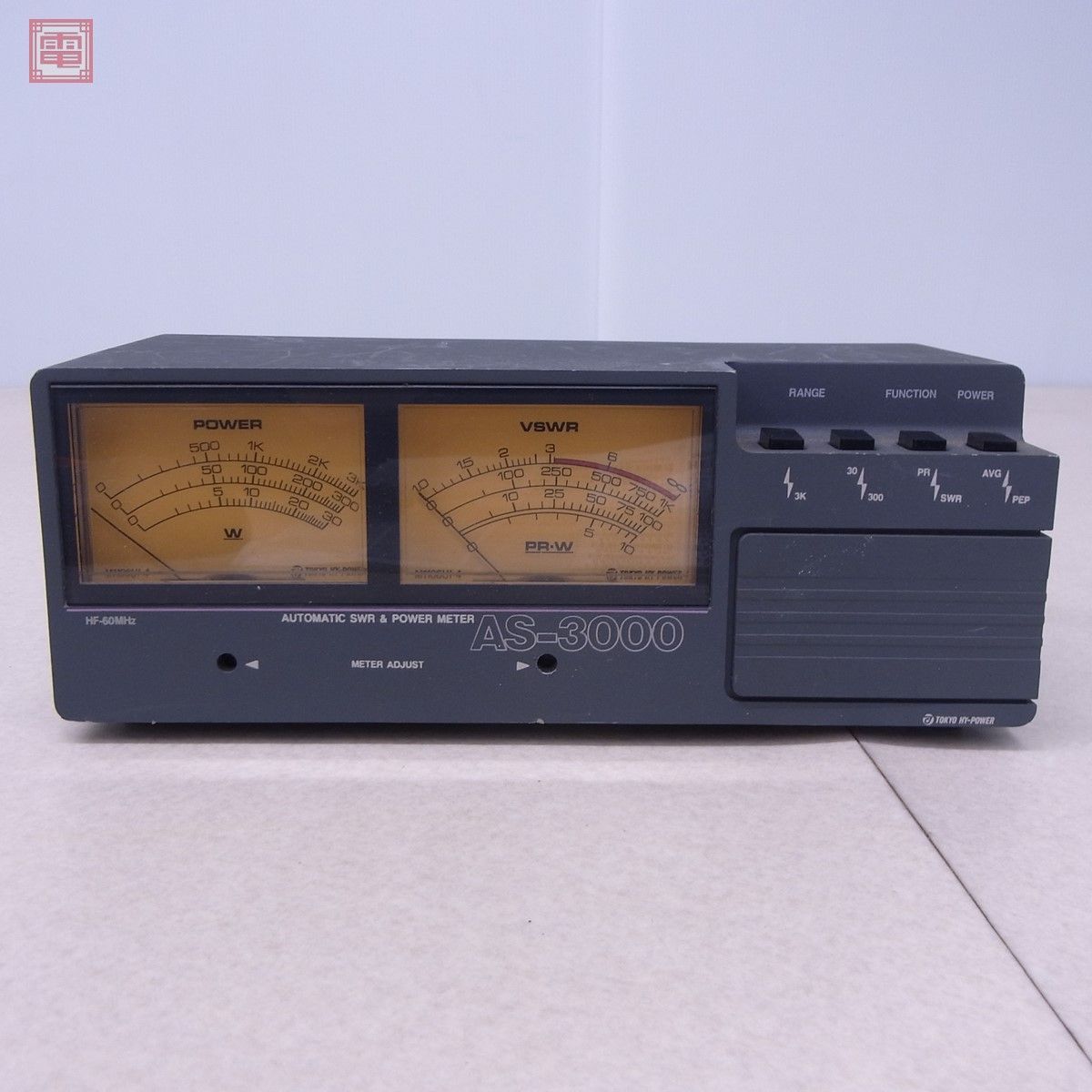 東京ハイパワー AS-3000 HF〜60MHz 3kW 3000W/300W/30W SWR計 20(アクセサリ)｜売買されたオークション ...