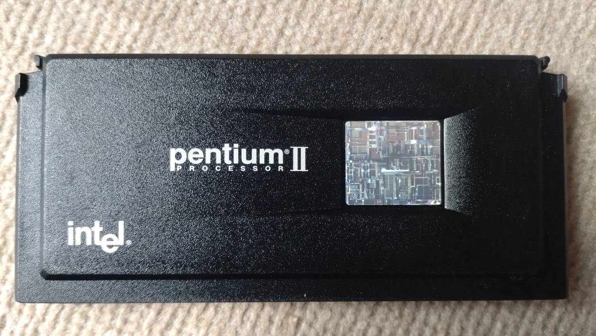 Intel PentiumⅡ SLOT1 CPU 266/512/66 SL265 Klamath Core MALAY ジャンク ...