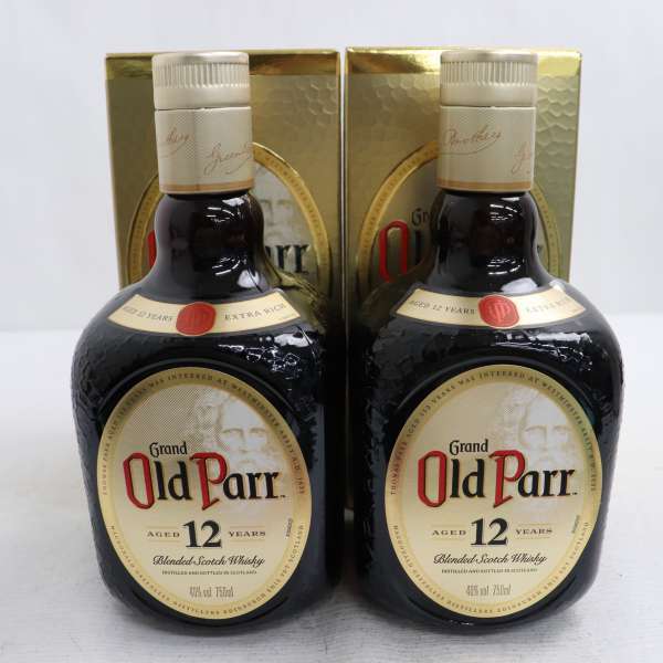 2本セット Grand Old Parr グランド オールドパー 12年 40％ 750ml O22J300028(セット、詰め合わせ)｜売買されたオークション情報、yahooの商品情報を ...