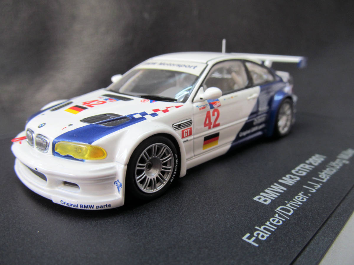 1円 ^_- - 1/43 BMW M3 GTR 2001 #42 JJレート / J ミュラー 完全売切 スタート 1:43 ADAC ...